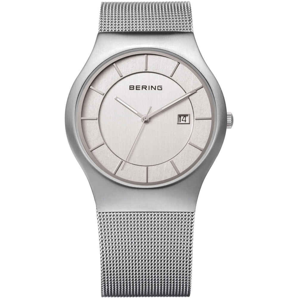 Bering Mens Classic Silver Watch 11938-000 – David Christopher Jewellers