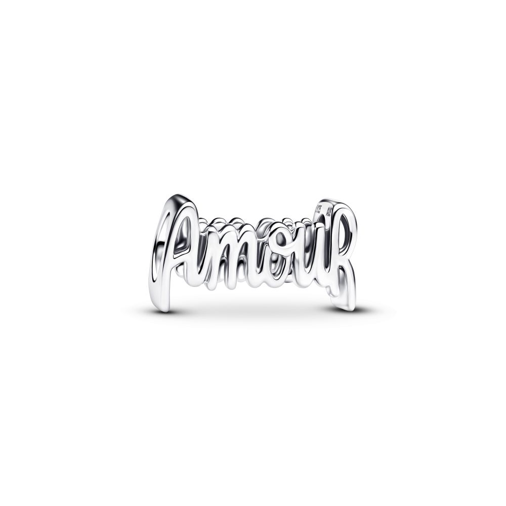 Pandora Amour Script Charm 794426C00 | David Christopher Jewellers UK