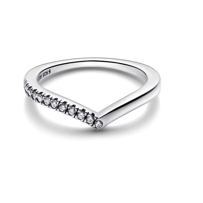 PANDORA Timeless Wish Half Sparkling Ring 192394C01 – David Christopher ...